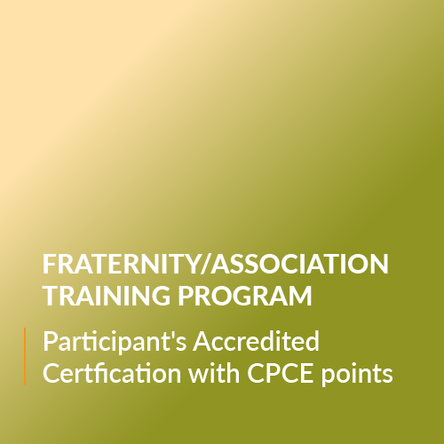 FRATERNITY/ASSOCIATION Training Program - Participant's Accredited ...