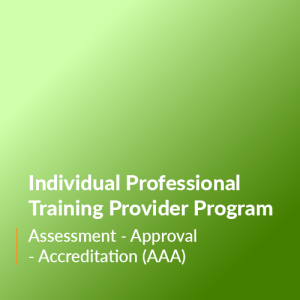 Training Program Accreditation - CCSD Council